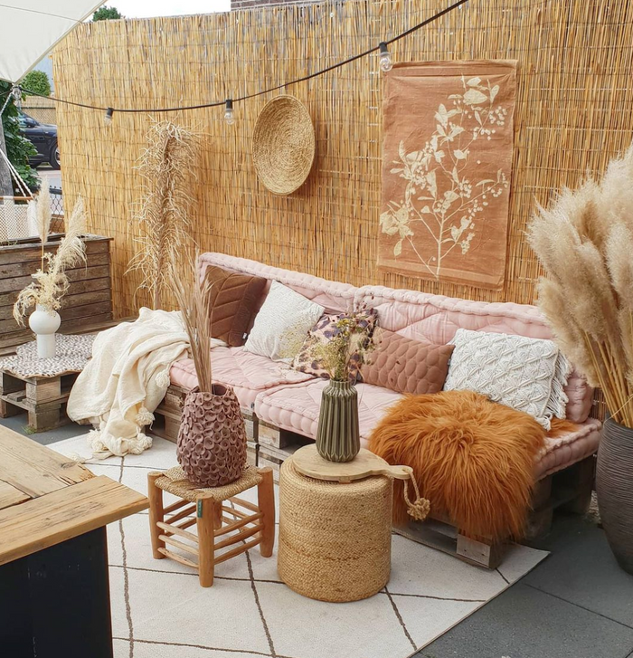 Riet Mat Classic op rol - Naturel