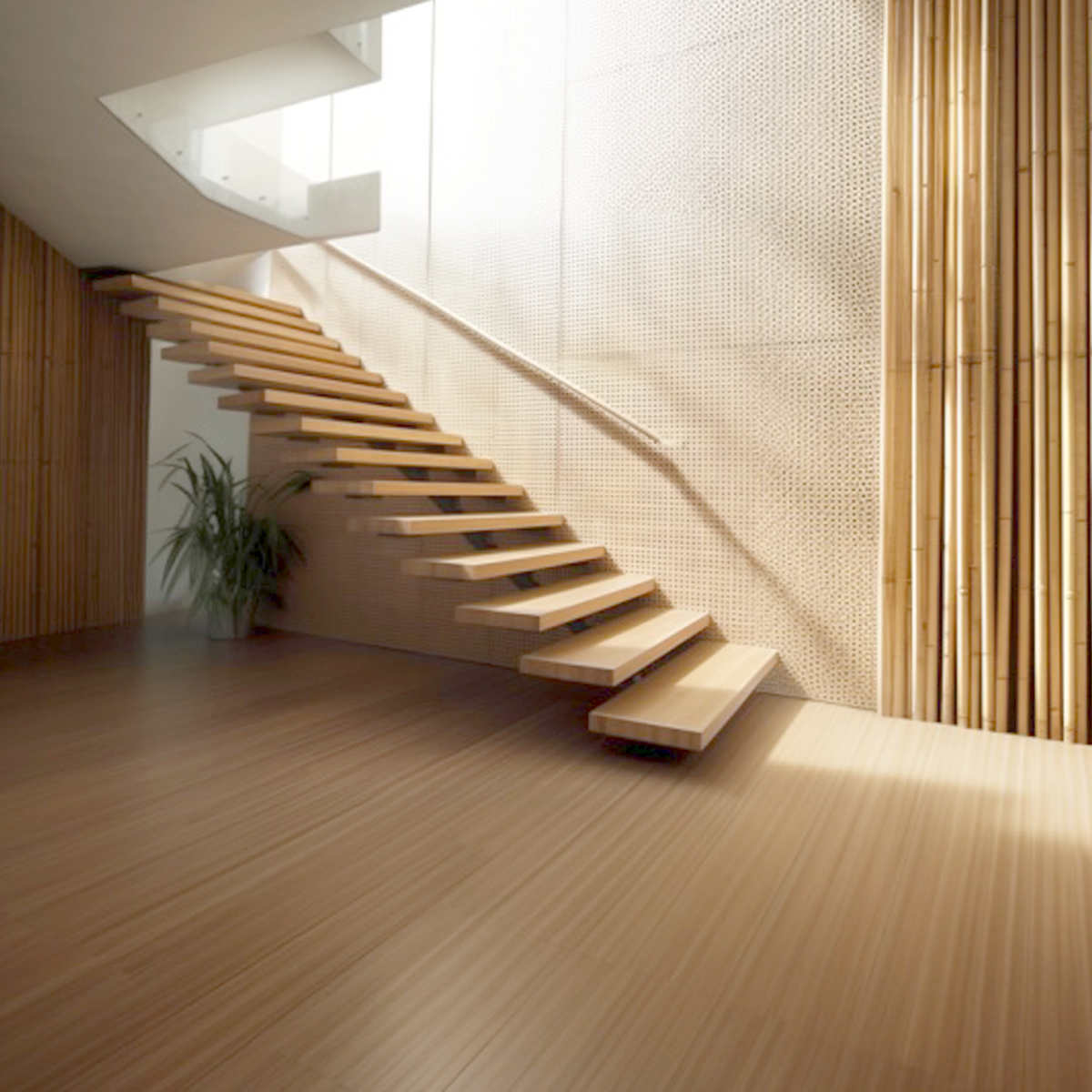 Akustikpaneele aus Bambus